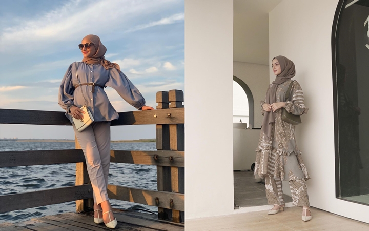 Dikira Nia Ramadhani Versi Berhijab, 8 Pesona Nisma Bahanan Berbalut Outfit Trendi Hingga Syar'i