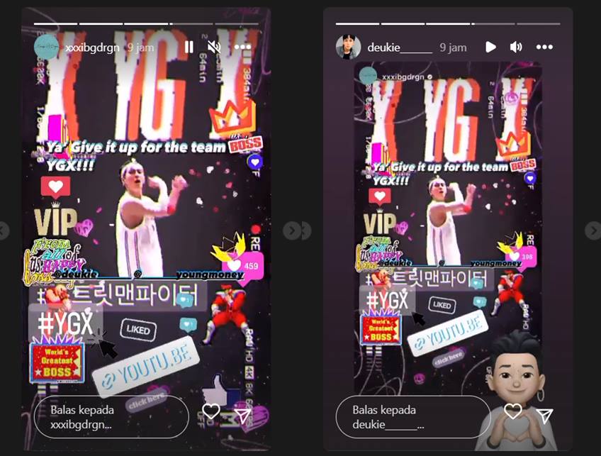 G-Dragon BIGBANG Tulis DM Ala Bapak-bapak ke Deukie YGX usai Muncul di 'Street Man Fighter'