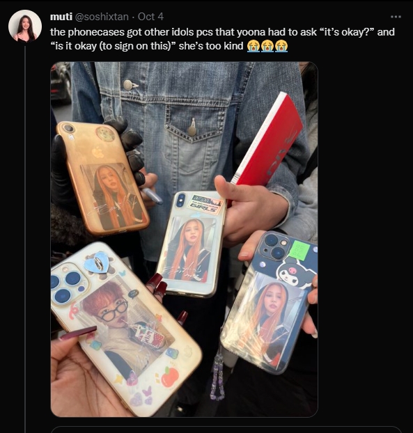Begini Reaksi Yoona SNSD Saat Fans Minta Tanda Tangan di Phone Case ...