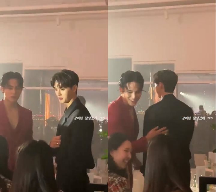 Reuni, Mingyu SEVENTEEN dan Song Kang Asyik Party di Event Cartier