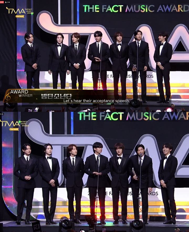 TMA 2022: Skip Red Carpet, BTS Akhirnya Muncul Sabet Trofi Kemenangan