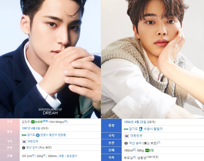 Foto Bareng, Tinggi Mingyu SEVENTEEN dan Song Kang Bak Tertukar