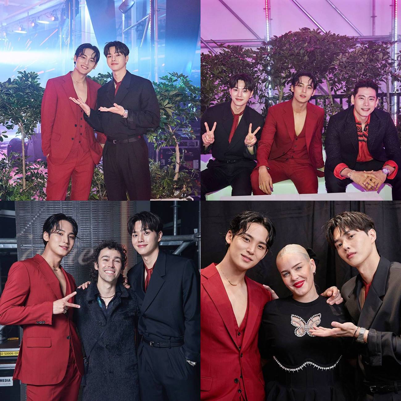 Foto Bareng, Tinggi Mingyu SEVENTEEN dan Song Kang Bak Tertukar