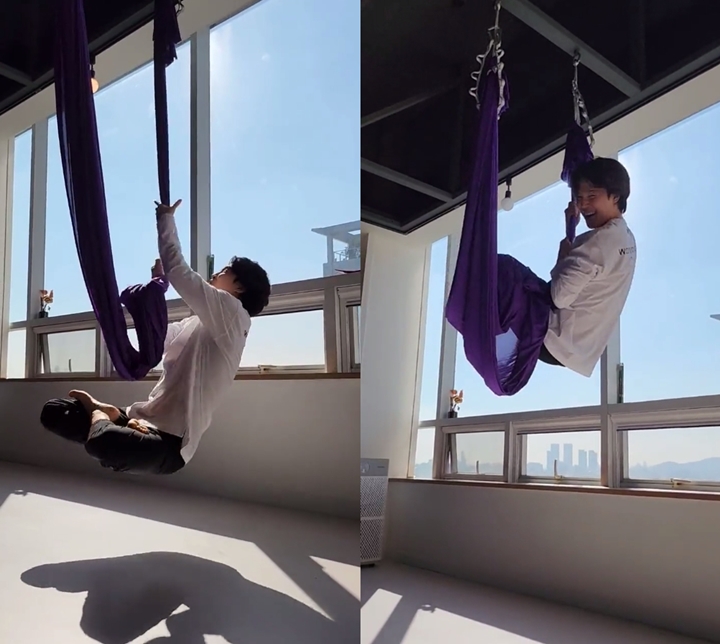 Aksi Flying Yoga Jimin BTS Buat Syok