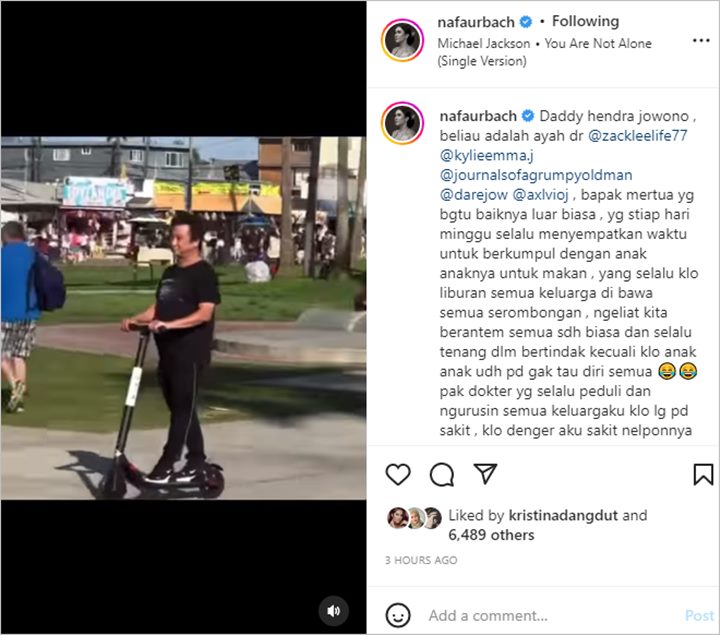 Nafa Urbach Kenang Kebaikan Sosok Ayah Zack Lee Yang Meninggal Dunia: Hatiku Sakit Sekali