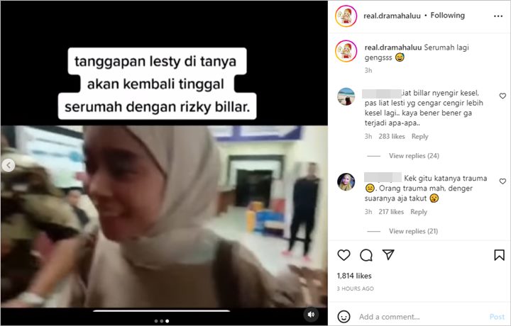 Lesti Kejora Senyam-Senyum, 'Video' Diduga Sudah Satu Rumah Dengan Rizky Billar Bikin Geger