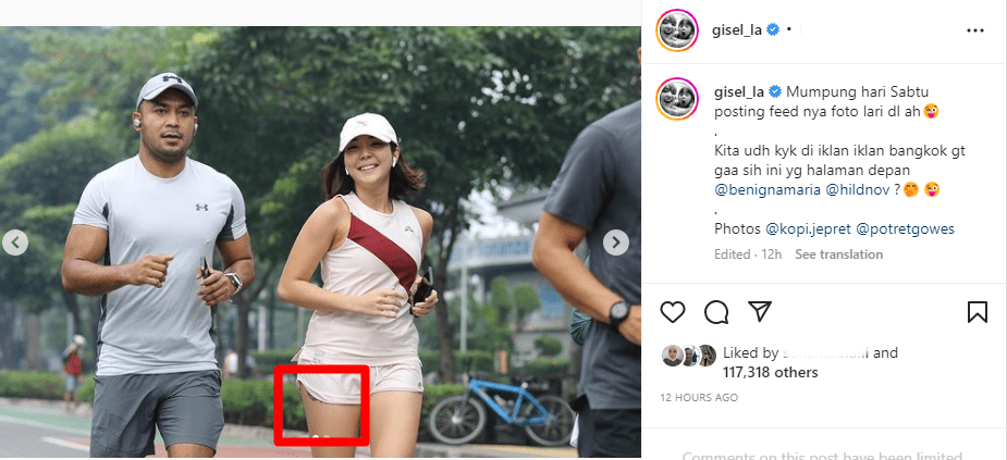 Gisella Anastasia Kembali Kenakan Celana Super Mini Hingga Tato Ngintip