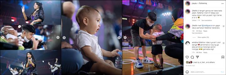 Vibes Rafathar Cool Lihat Member JKT48, Rayyanza Cipung Melongo Gak Ada ...