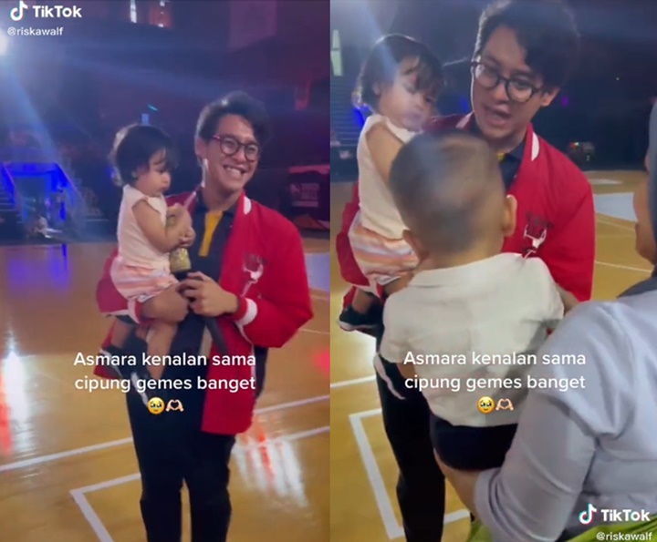 Ardhito Pramono Kenalkan Putri Cantiknya Bikin Geger, Cipung 'Terpesona'