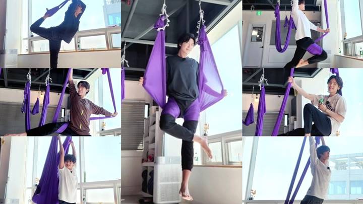 BTS Sukses Lakukan Misi Flying Yoga, Intip Pose Estetik 7 Member