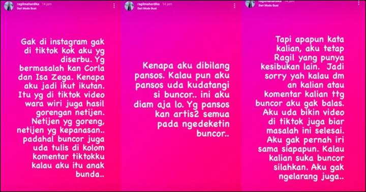 Ragil Mahardika Murka Dikira Ancam Bongkar Masa Lalu Bunda Corla, Sindir Para Artis Pansos