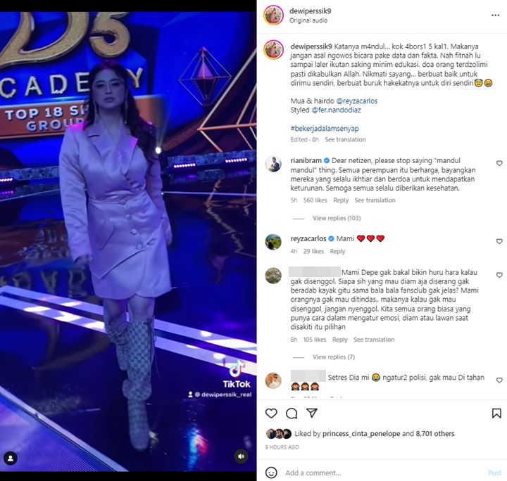 Dewi Persik Diduga Komentari Nikita Mirzani Ditahan Hingga Oknum 'Laler ...