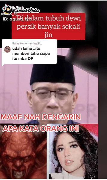 Agresif dan Emosian, Tubuh Dewi Persik Disebut Dimasuki Banyak Jin Viral Lagi
