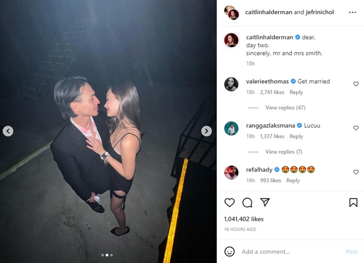 Rayakan Halloween, Jefri Nichol dan Caitlin Halderman Tampil Kelewat Mesra