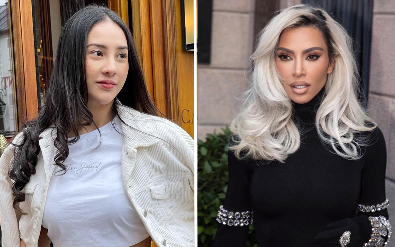 Anya Geraldine dan Kim Kardashian Jadi Mystique 'X-Men' Saat Halloween, Siapa Paling Keren?