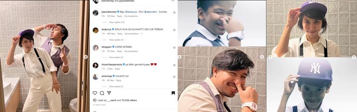 Joshua Suherman Dan Istri Cosplay Jadi CJR, Komentar Teuku Rizky Ngegas