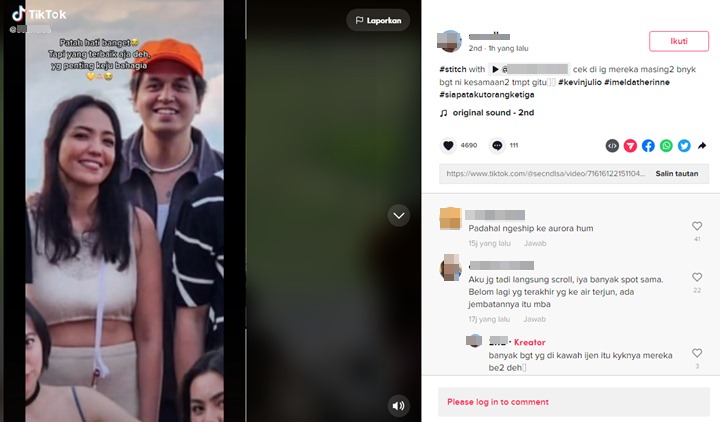 Kevin Julio Dan Pacar Barunya