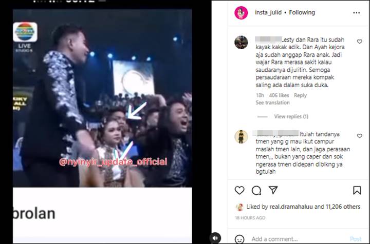 Lesti Kejora Korban Roasting Kiky Saputri, Attitude Rara LIDA Bak Bestie Goals