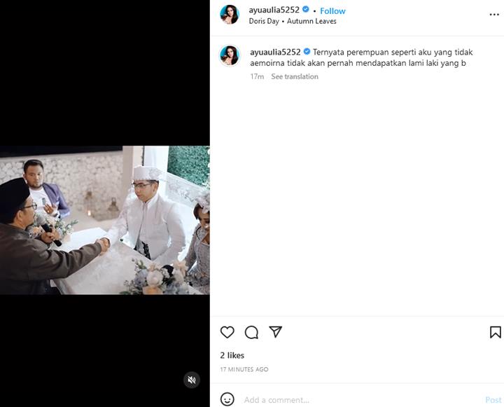 Usai Angkat Rahim, Ayu Aulia Curhat Tak Ada Pria Bisa Terima Apa Adanya