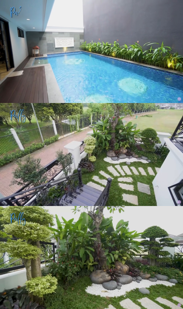 Kolam Renang dan Taman