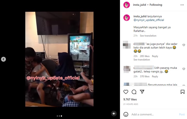 Viral Lagi Video Rafathar Beri Pilihan Sulit ke Mbak Lala Berujung Drama