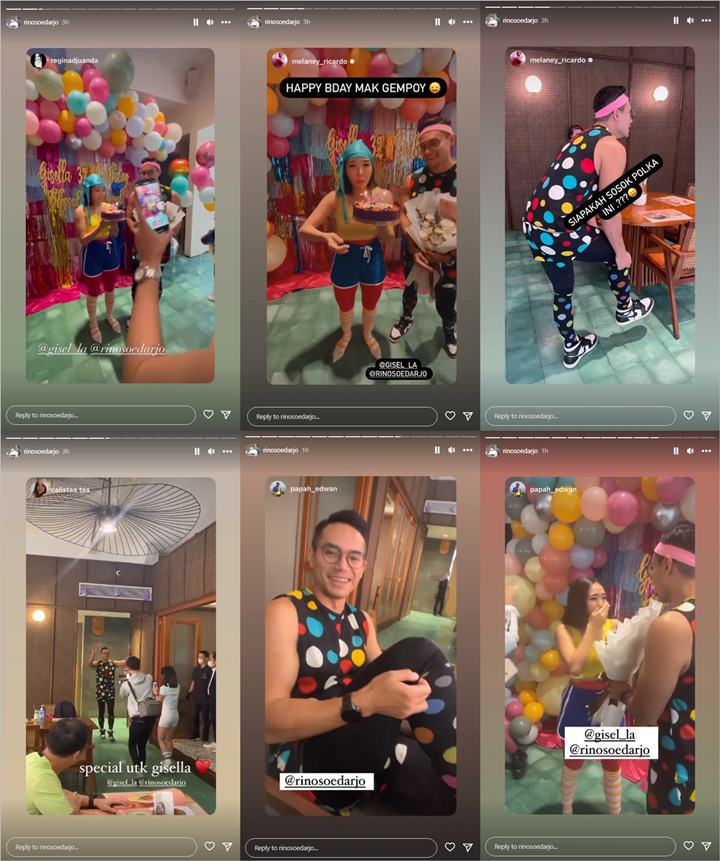 Gisella Anastasia Ultah ke-32, Rino Soedarjo Rela Tampil Nyentrik Demi Beri Kejutan Spesial