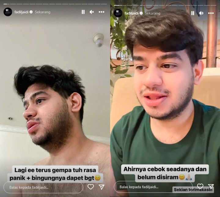Panik Rasakan Gempa Cianjur Saat BAB, Fadil Jaidi: Belum Disiram