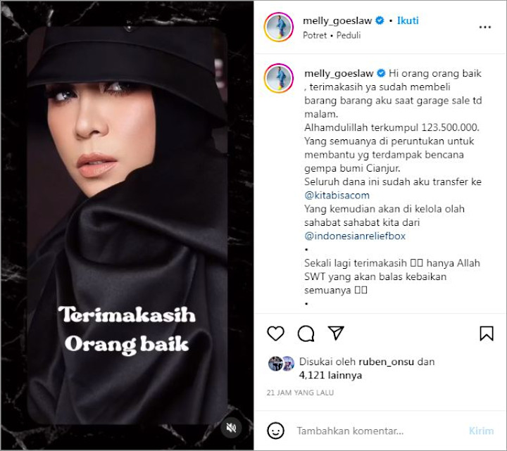 Lesti Kejora Galang Dana, 8 Artis Ini Lakukan Aksi Sosial Untuk Korban Gempa Cianjur