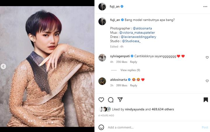 Fuji An Mendadak Tampil Dengan Rambut Bondol, Visualnya Ramai Disebut ...