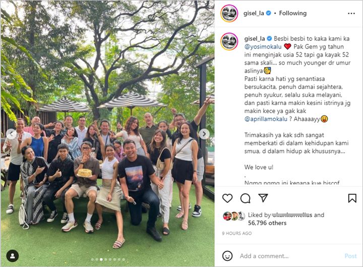 Gisella Anastasia Makin Mesra Dengan Rino Soedarjo, Kehadiran Wijin Eks Pacar Bikin Salfok