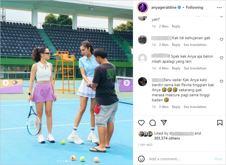 Anya Geraldine Bagikan BTS Pemotretan Bareng Pevita Pearce, Perbedaan Tinggi Badan Bikin Salfok