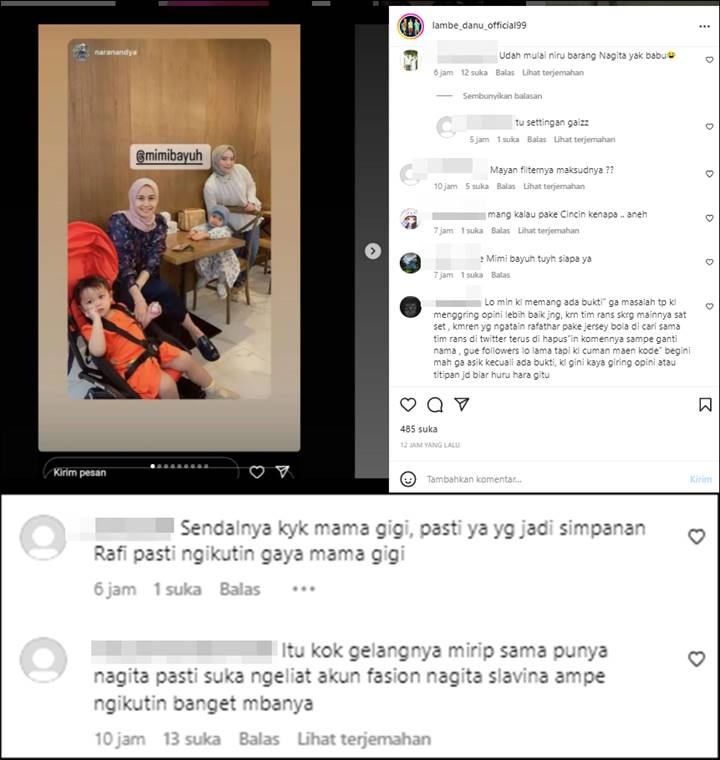 Isu Selingkuhan Raffi, Mimi Bayuh Diduga Plagiat OOTD Nagita Slavina