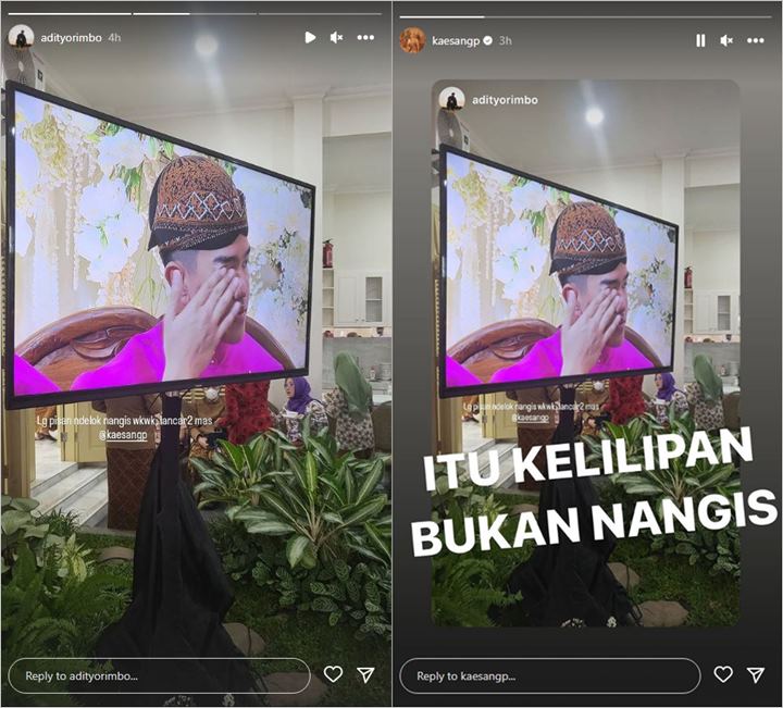 Momen Kaesang Terciduk Nangis Saat Sungkeman Dibocorkan Sepupu ...