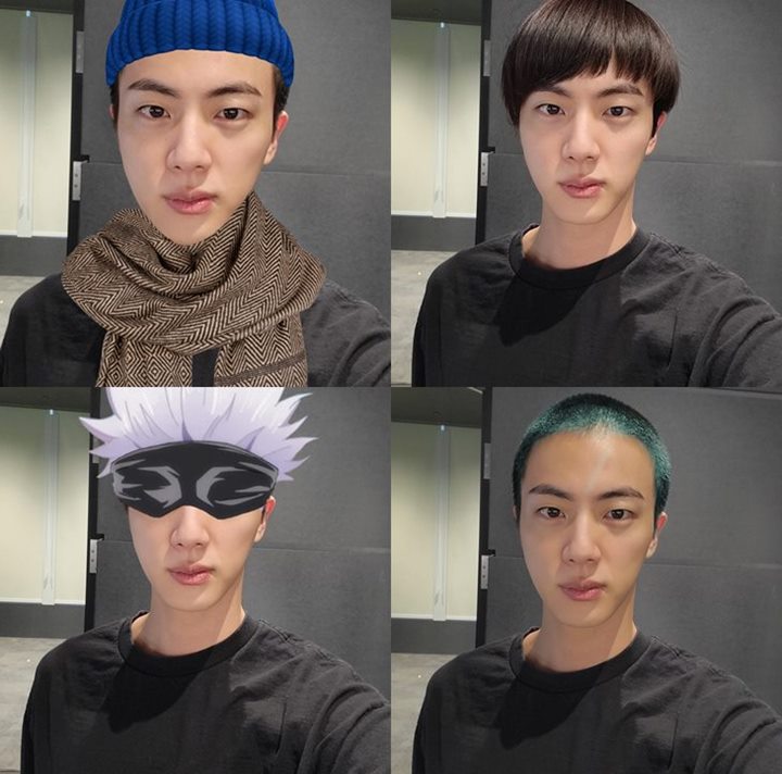 Foto Rambut Cepak Jin BTS jelang Wamil Jadi Bahan Kreatif Meme Untuk ARMY