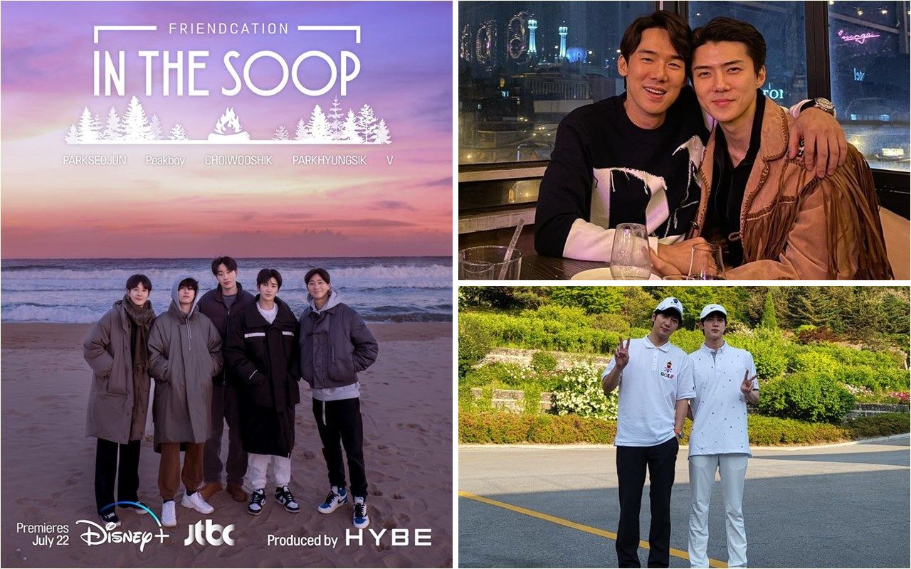 V BTS Dan Park Seo Joon Terciduk Jalan Bareng di Meksiko, 7 Potret Bestie Idol-Aktor Bikin Gemes