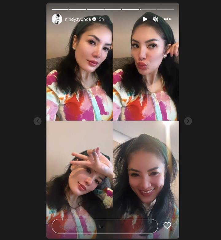 Nikita Mirzani Nangis-Nangis Disidang, Nindy Ayunda Asyik Pamer Selfie Bahagia