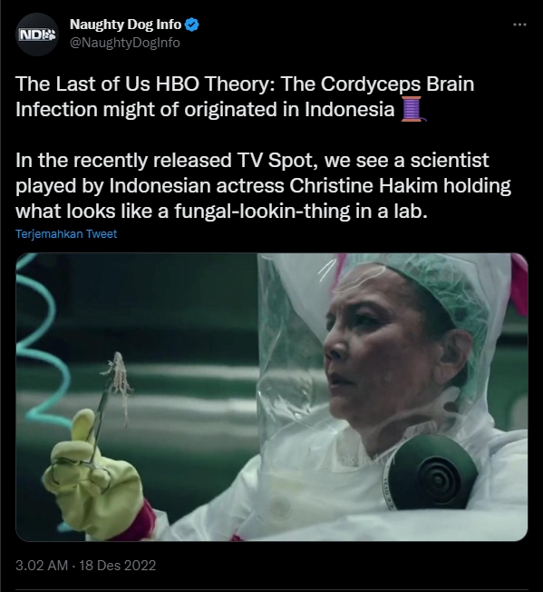 Christine Hakim Trending usai Muncul di Trailer 'The Last of Us'