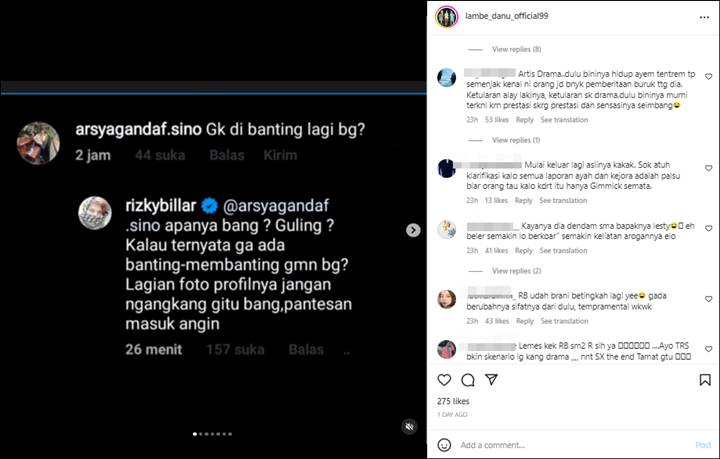 Rizky Billar Sinis Gegara Isu Banting Lesti Kejora Diungkit-Ungkit, Sifat Asli Jadi Sorotan