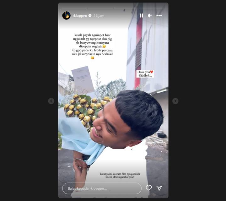 Diisukan Putus, Rebecca Klopper Justru Beri Perlakuan Super Romantis ke Fadly Faisal