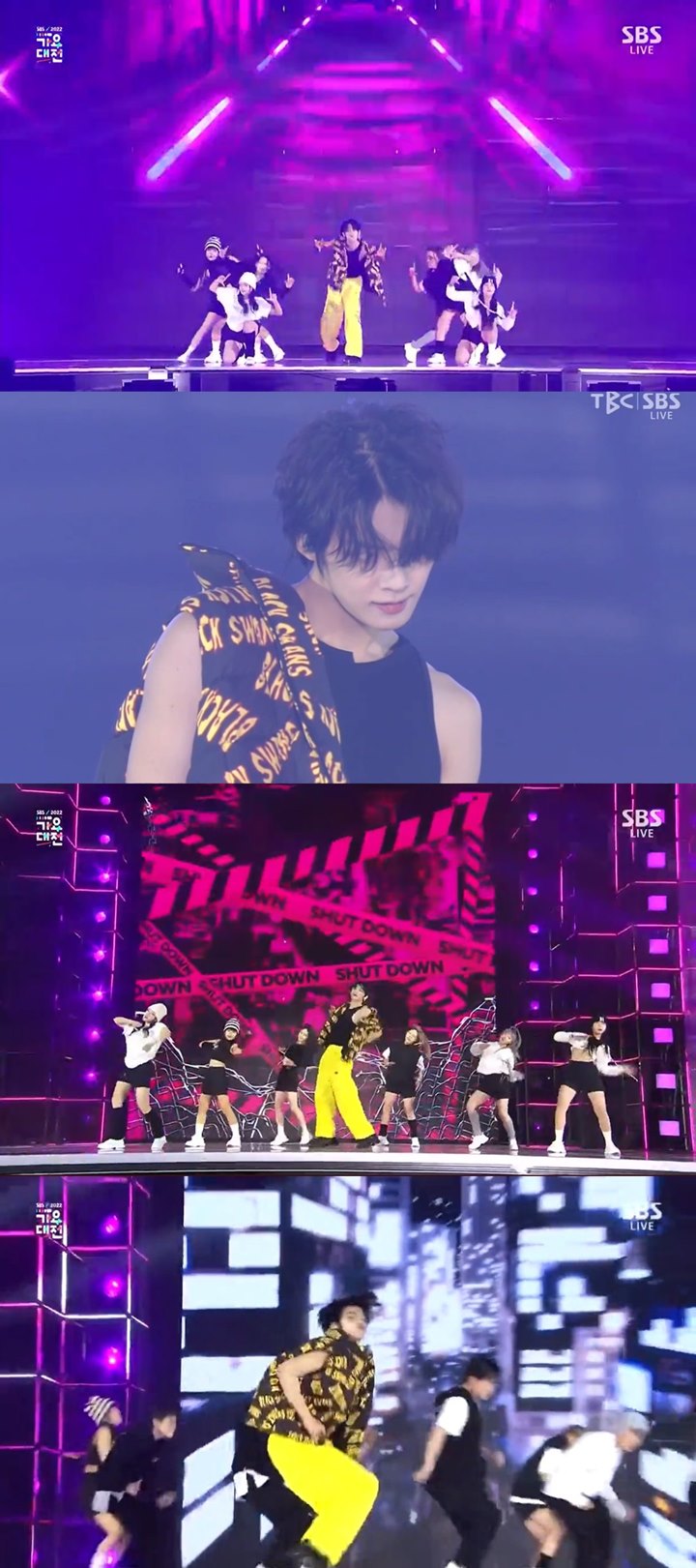 SBS Gayo Daejun 2022: Yeonjun TXT Luwes Cover BLACKPINK 'Shut Down ...