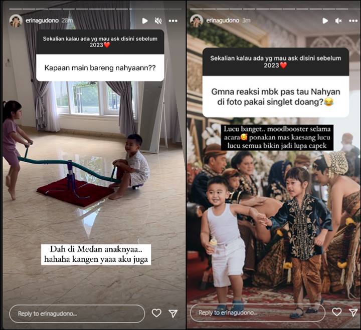 Erina Gudono Kangen Nahyan Ponakan Kaesang, Sebut Foto Pakai Singlet Jadi Mood Booster