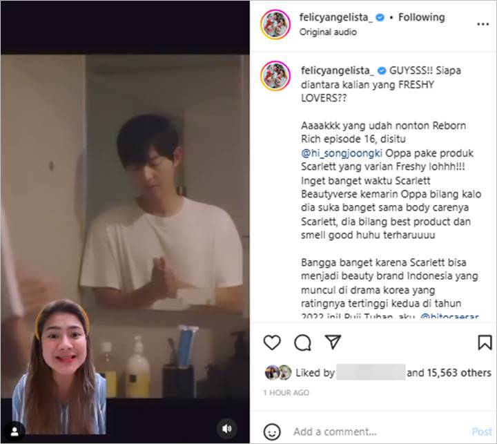 Super Heboh, Felicya Angelista Girang Produk Kecantikannya Muncul di ...