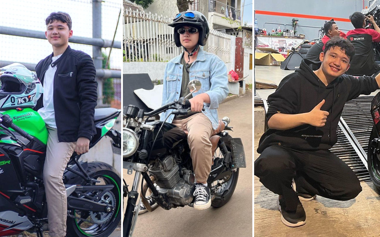 Alwi Assegaf Pamer Gaya Candid Kendarai Moge, Begini 10 Potretnya Bak ...