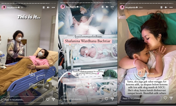 Tasya Kamila Lahiran Tepat Tahun Baru 2023, Putra Sulung Mellow Belum Temui Adik Bayi