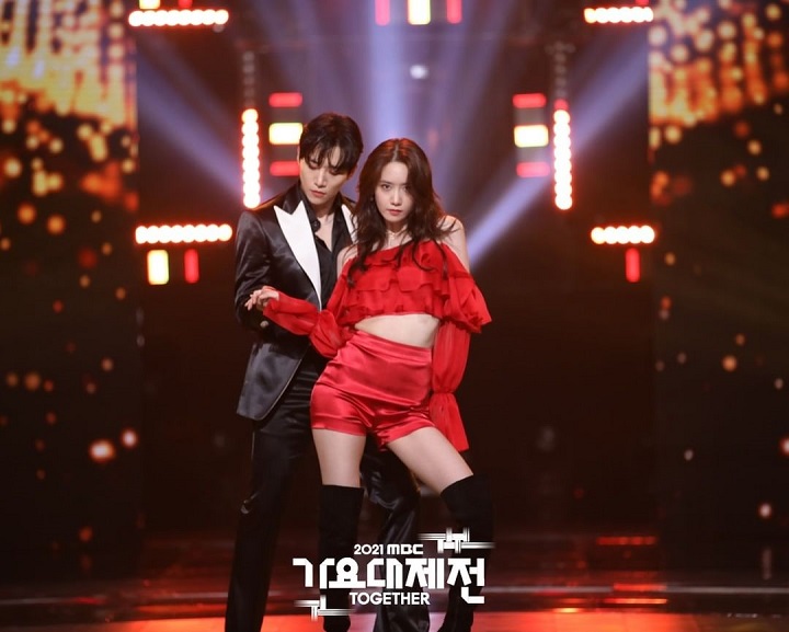 7 Momen Yoona SNSD Dan Junho 2PM Tunjukkan Chemistry Manis, Terbaru di MBC Gayo Daejejun 2022