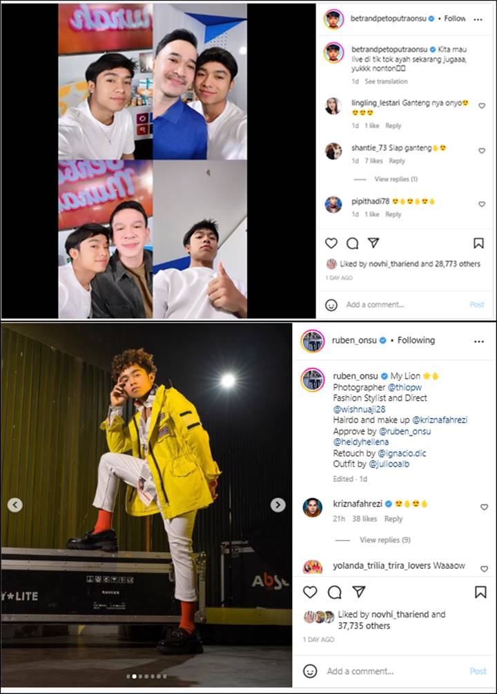 Hormati Ruben Onsu, Betrand Peto Tepis Isu Hubungan Tak Lazim dengan Sarwendah