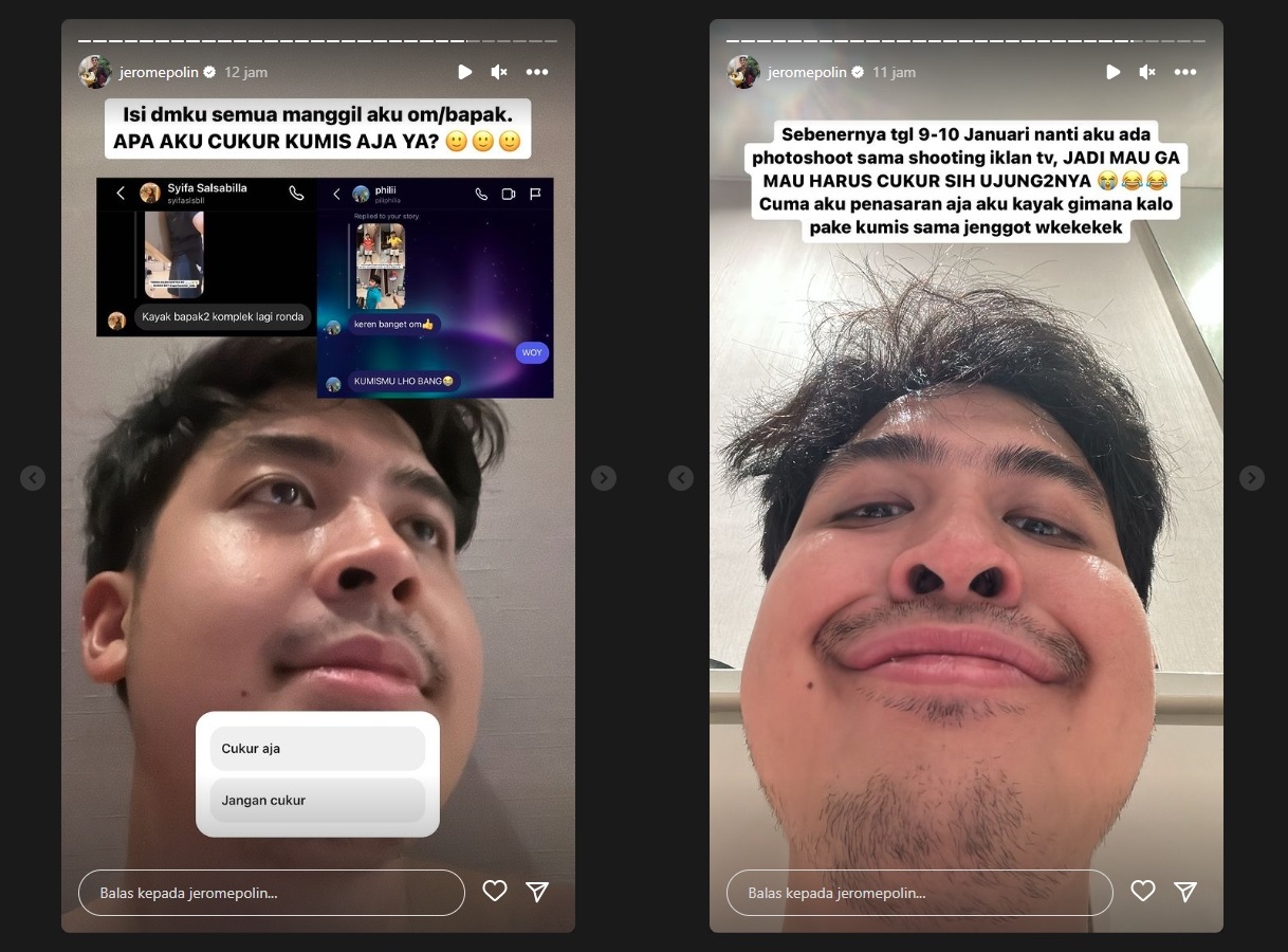 Ekspresi Jerome Polin Ketika Dibilang Bapak Hingga Om