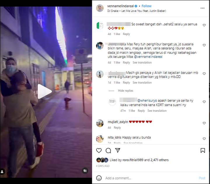 Venna Melinda Diduga Korban KDRT Ferry Irawan, Rumor Histeris di Kamar Hotel Mencuat