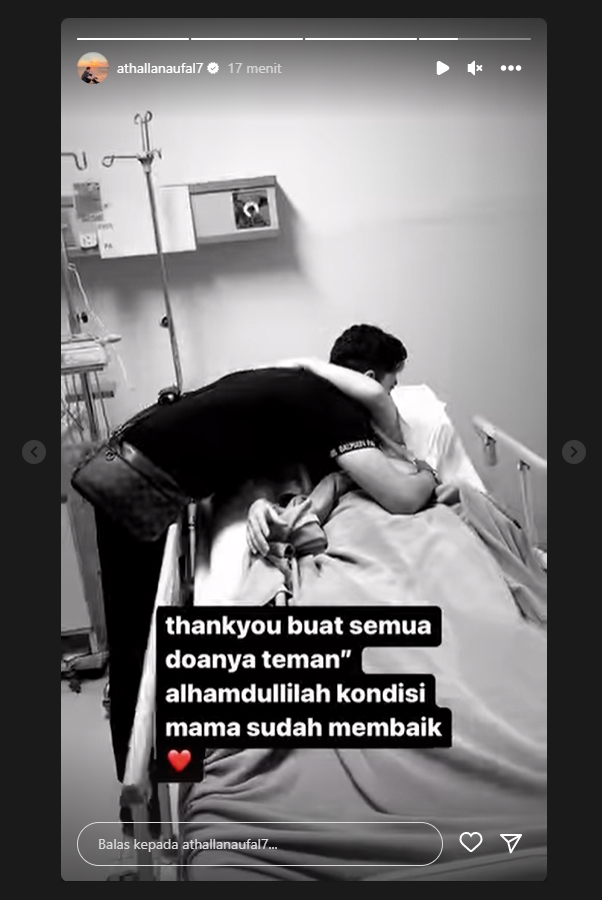 Athalla Naufal Ucap Terima Kasih Sekaligus Bagikan Kondisi Venna Melinda