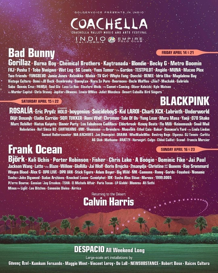 BLACKPINK Artis Korea dan Idol K-Pop Pertama yang Jadi Penampil Utama di Coachella
